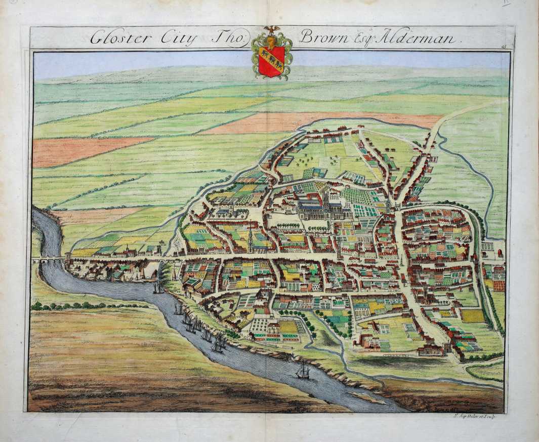 Gloster City Tho: Brown Esq. Alderman
