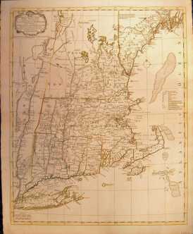A Map of the Most Inhabited Parts of New England