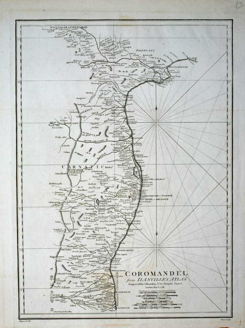 Coromandel from D'Anville's Atlas