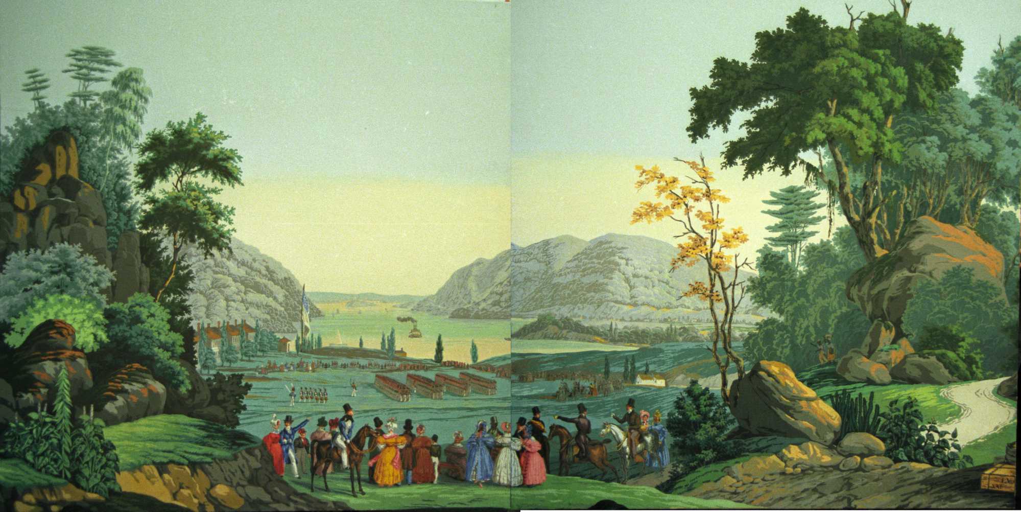 (A Collection of Nine Original Copper Plates Relating to the Survey of ...