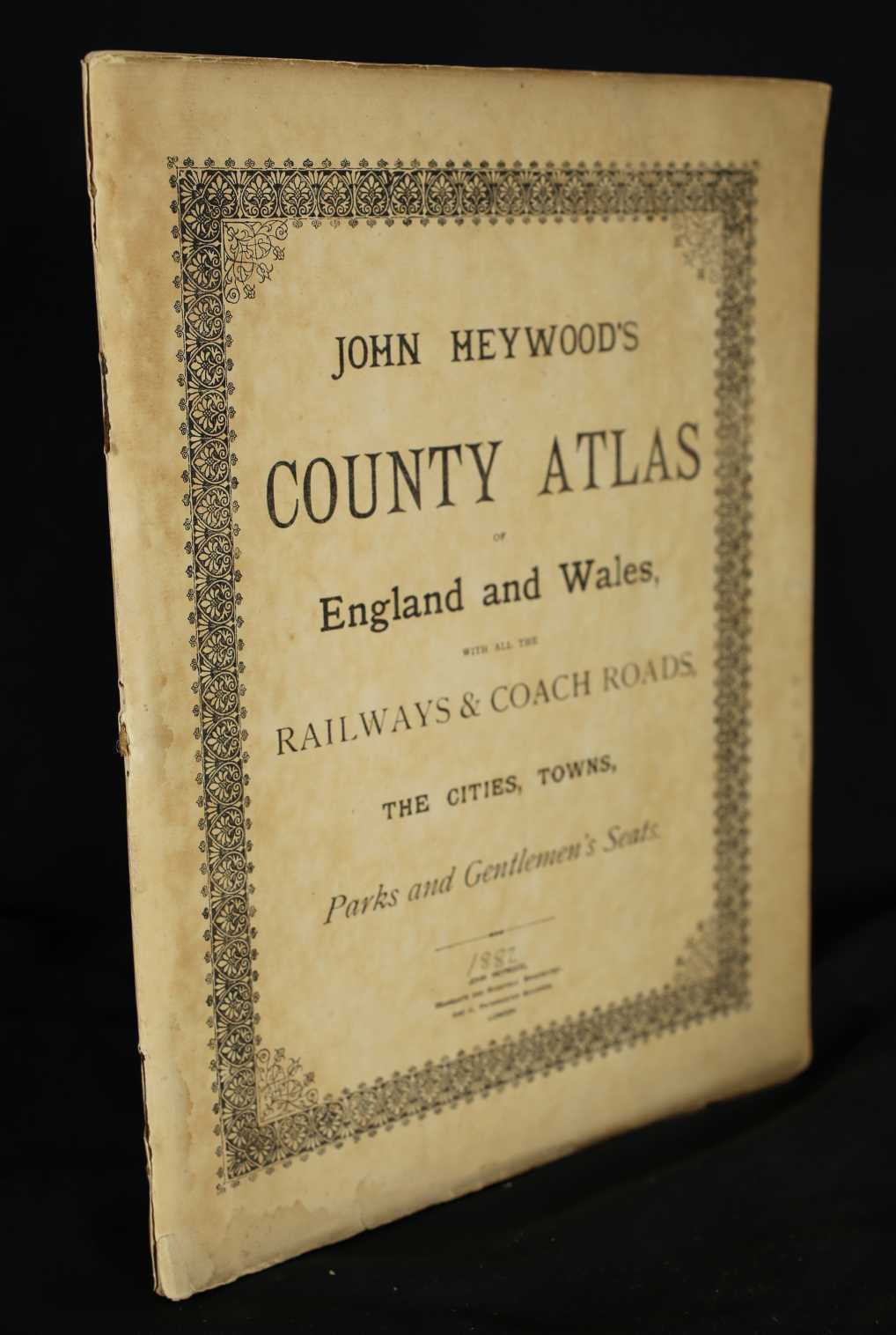 County Atlas of England and Wales, with all the Railways and Coach ...