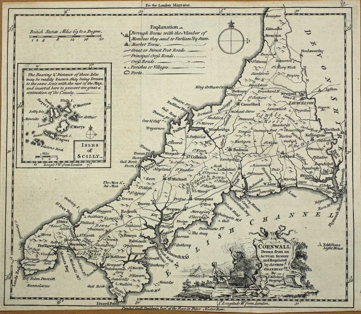 Cornwall Drawn from an Actual Survey