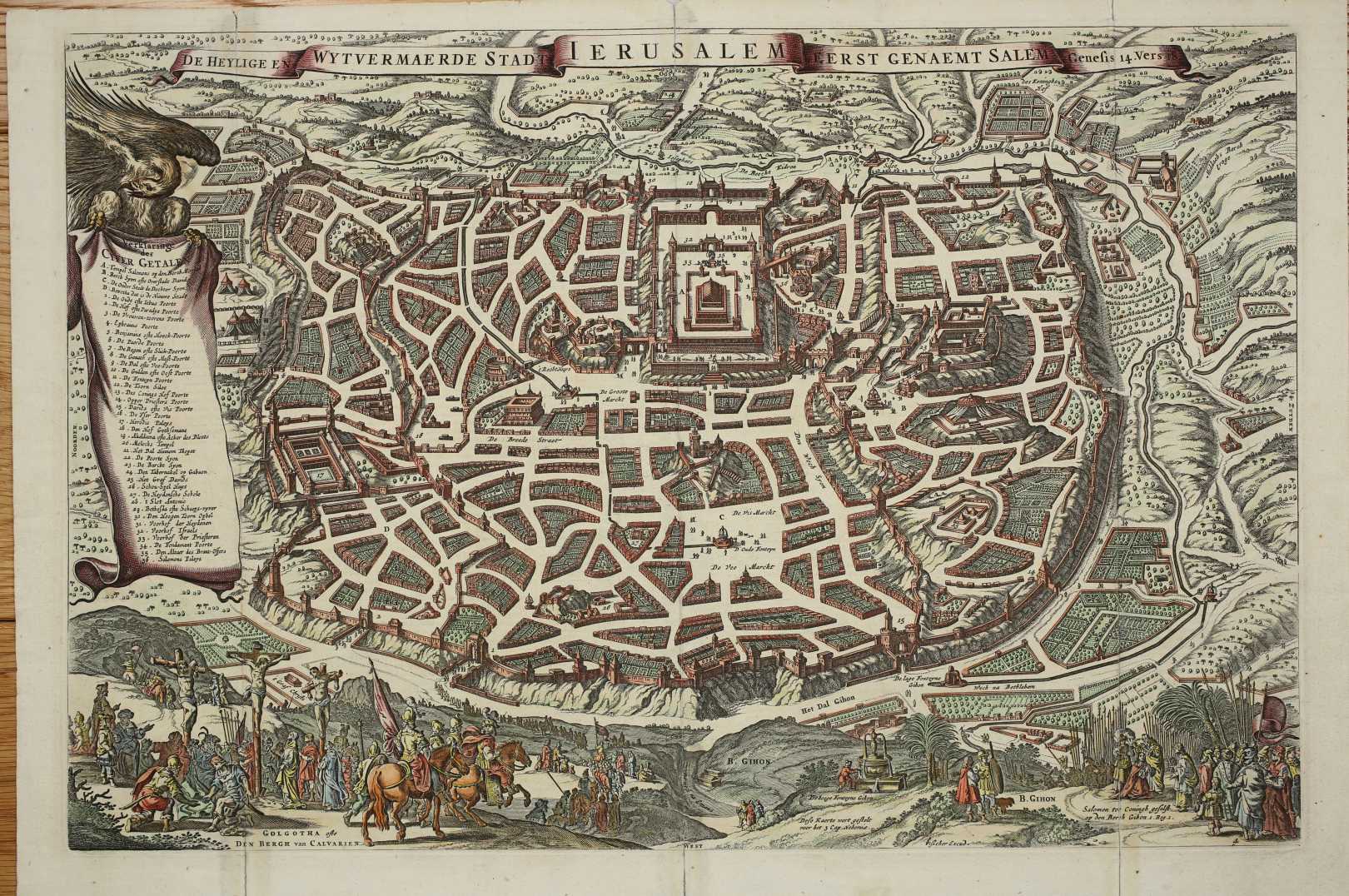 Rare maps of Holy Land