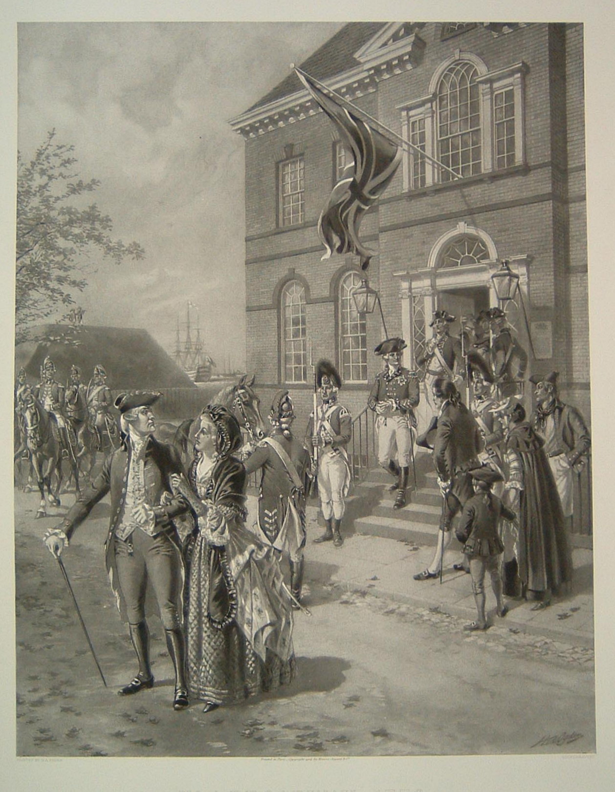 No. 1 Broadway 1776 decorative print