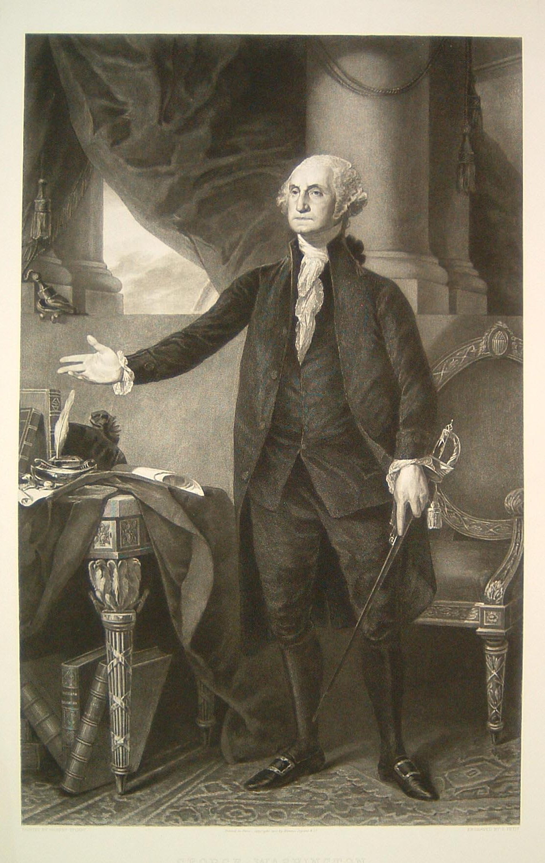 George Washington decorative print