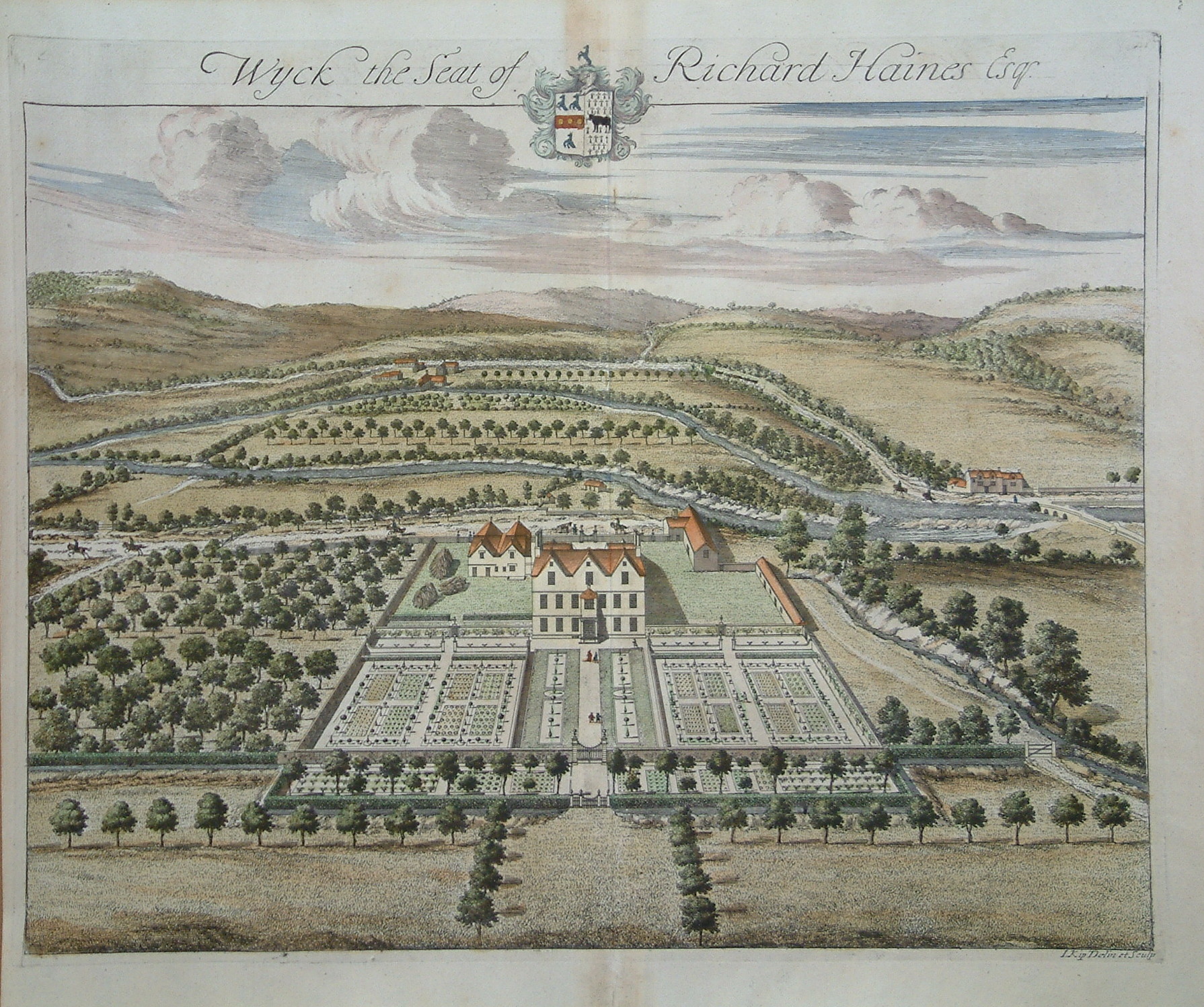 Wyck decorative print