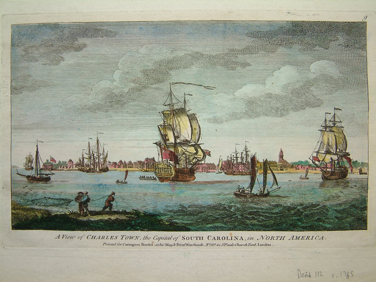 A View of Charles Town, the Capital of South Carolina, in North America ...