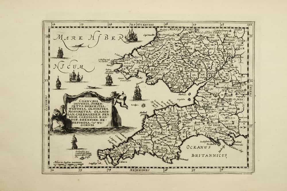 Rare maps of Devon