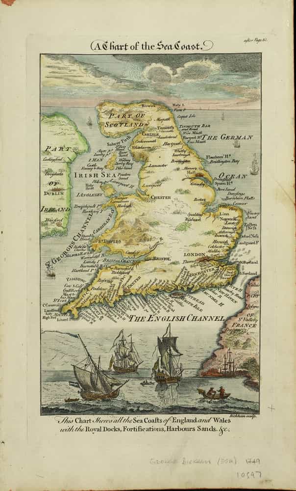 A Chart of the Sea Coast