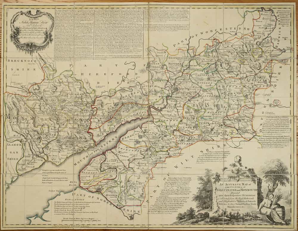 An Accurate Map of the Counties of Gloucester and Monmouth