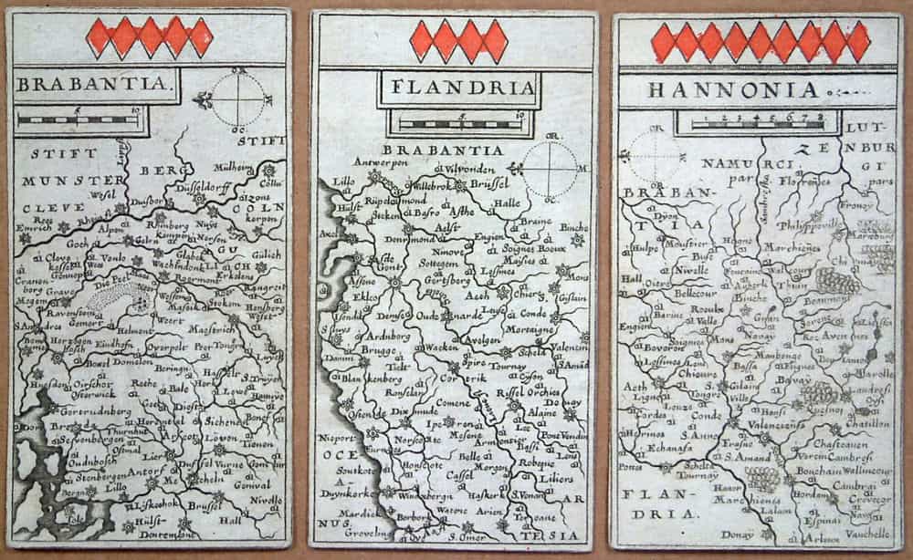 Rare maps of Low Countries