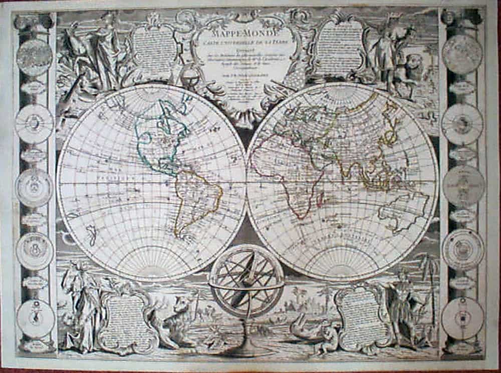 Mappe-Monde Carte Universelle de la Terre ...