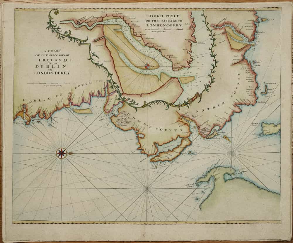 A Chart of the Sea-Coasts of Ireland From Dublin to London-Derry