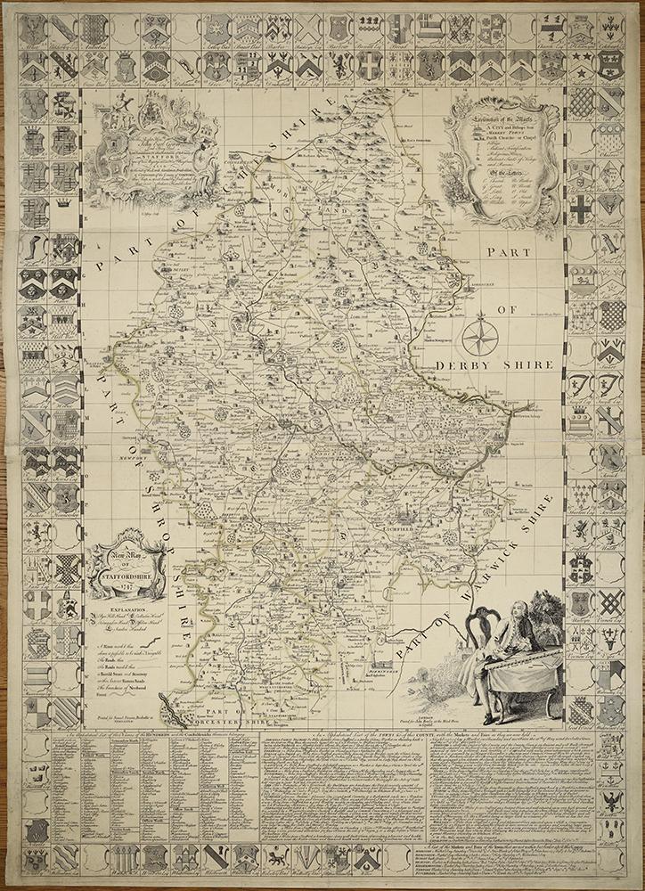A Map of the County of Stafford