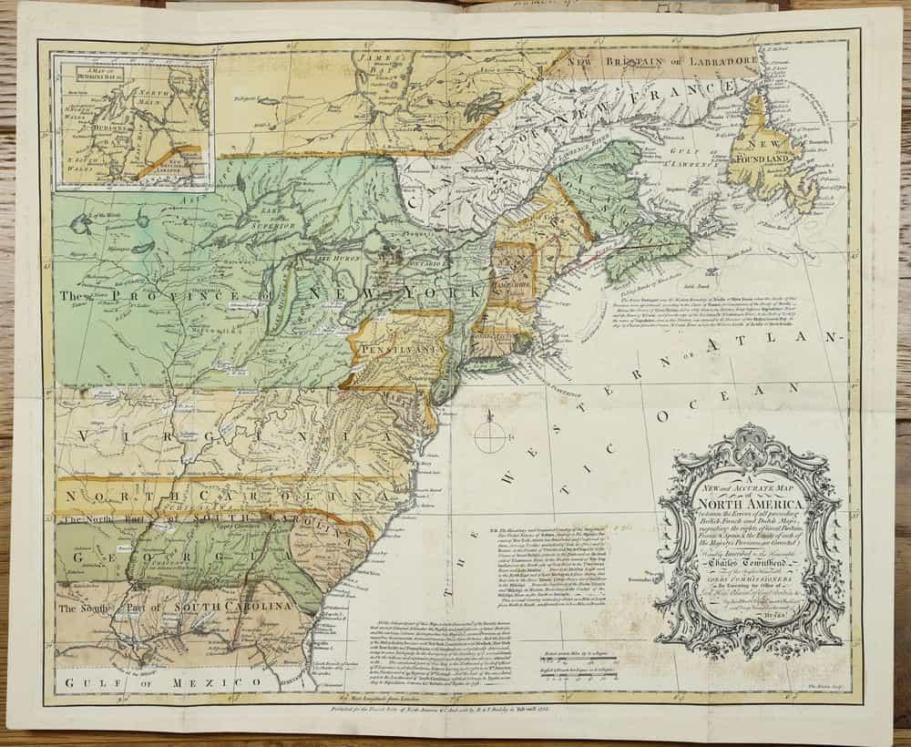 The Present State of North America & c.