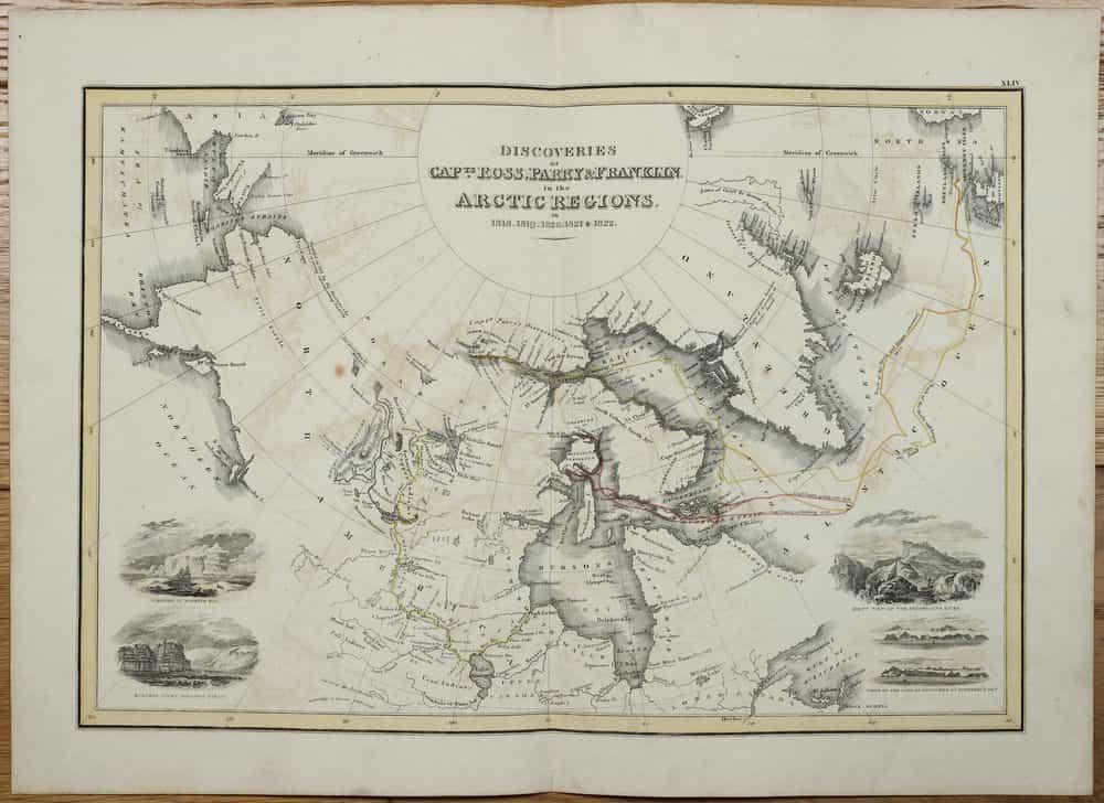 Discoveries of Capts. Ross, Parry, & Franklin. in the Arctic Regions in ...