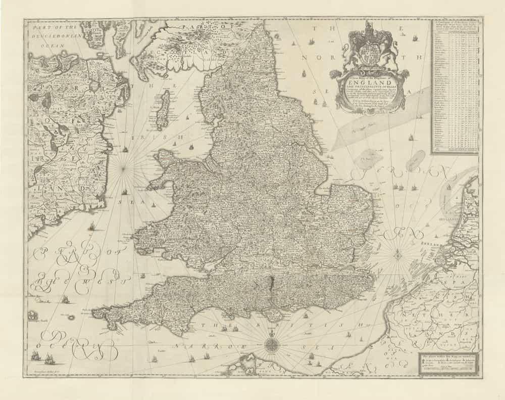 A New Mapp of the Kingdome of England and Principalitie of Wales