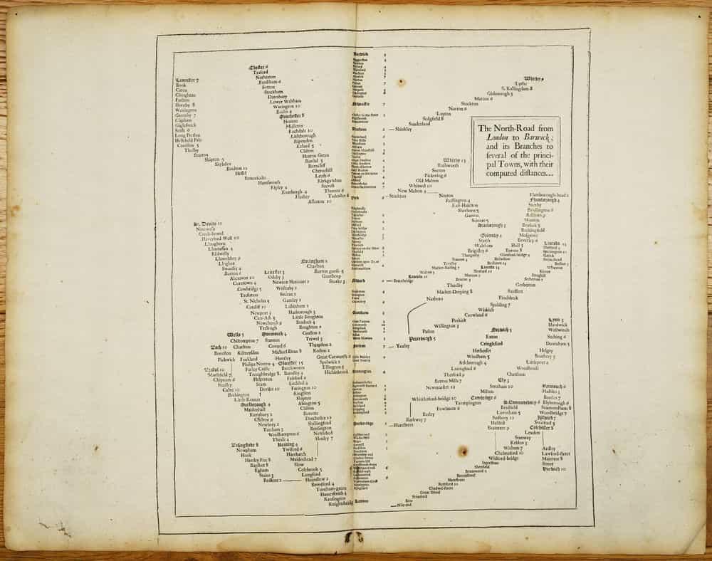 (A set of word maps of the roads of England and Wales)