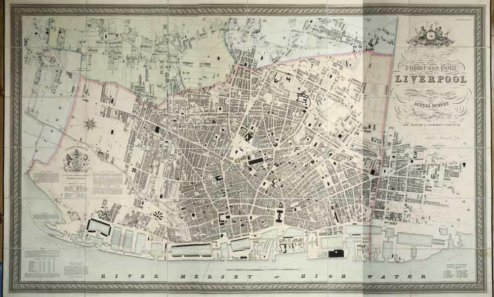 This Trigonometrical Plan of the Town and Port of Liverpool, including ...