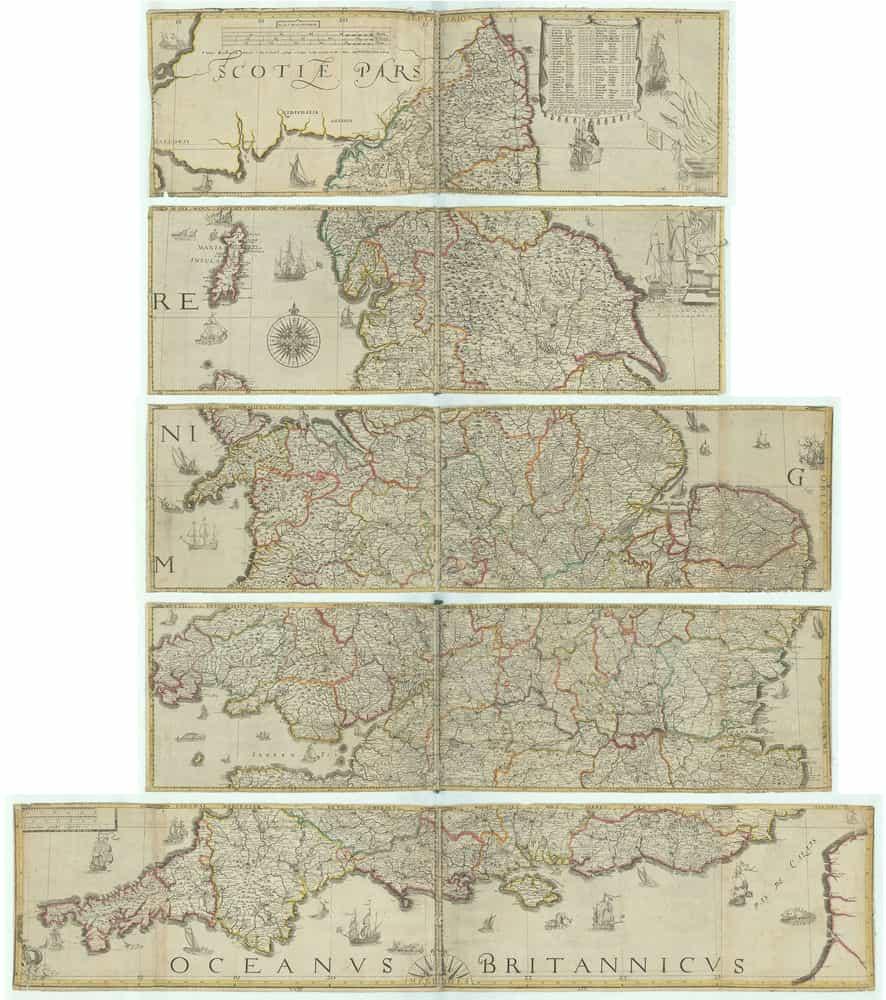 Rare maps of British Isles