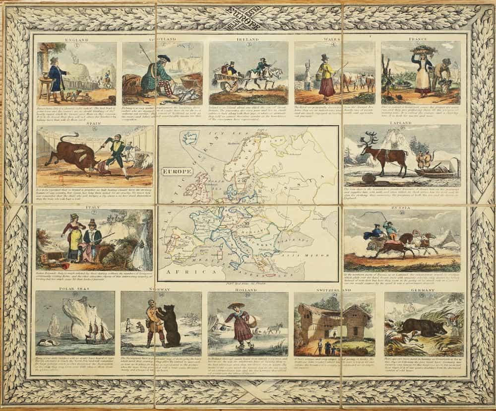 Rare maps of Europe Continent