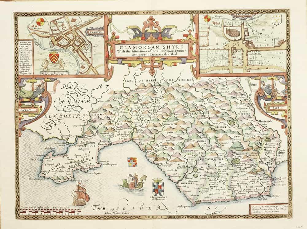 Glamorgan Shyre With the sittuations of the cheife towne Cardyff and ...