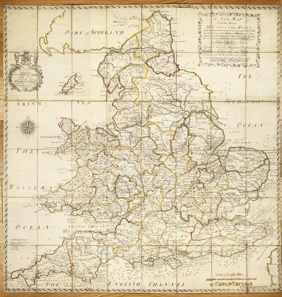A New Map Of all the Rivers Of England and Wales, traced from their ...