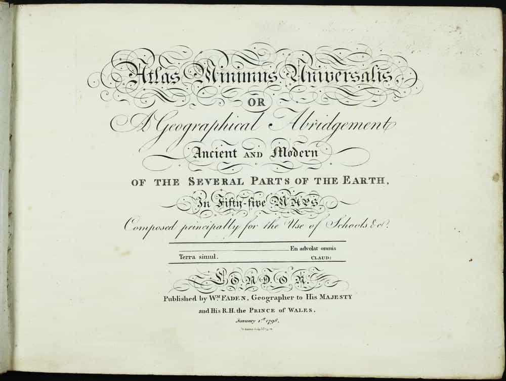 Atlas Minimus Universalis or A Geographical Abridgement ...